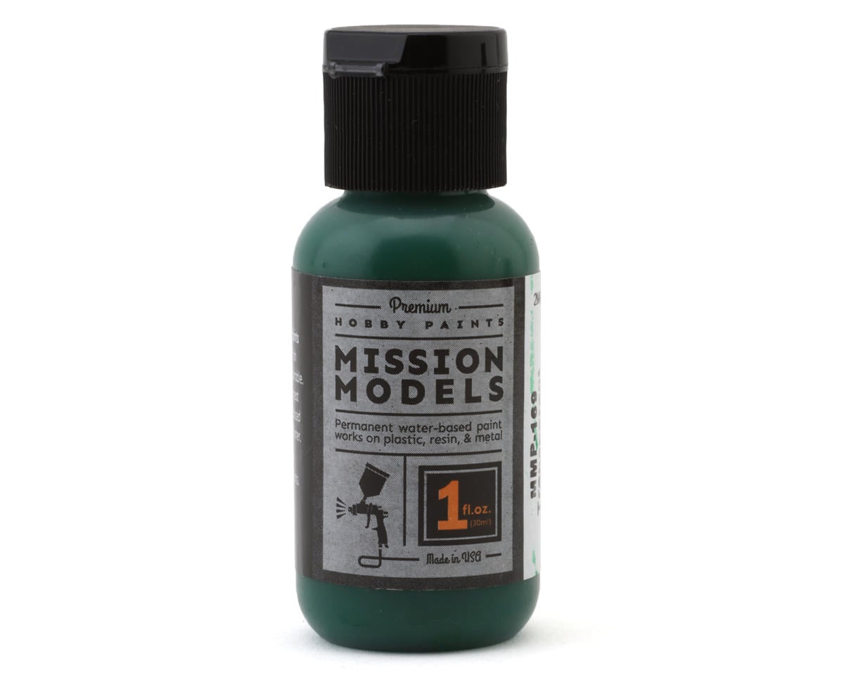Mission Models Transparent Green Acrylic Hobby Paint (1oz) [MIOMMP-169 ...