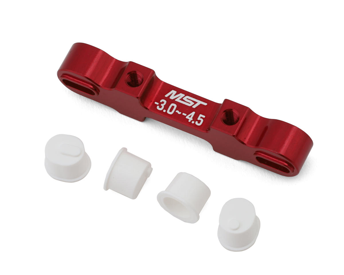 MST RMX/MRX Adjustable Aluminum Suspension Mount (-3.0~-4.5) (Red) [MXS ...