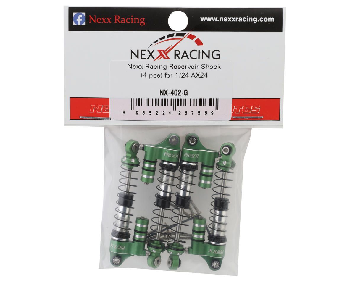 NEXX Racing AX24 52mm Aluminum Oil-Filled Long Travel Reservoir Shocks ...