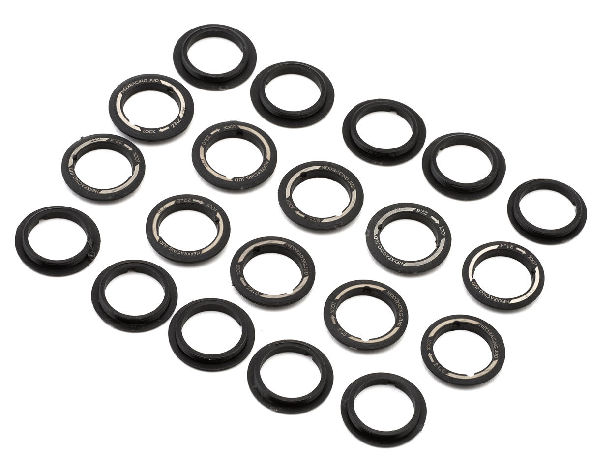 NEXX Racing "JUD" EVO Mesh Flange Wheel Rings Set (21.4-23.2) (20) [NX ...