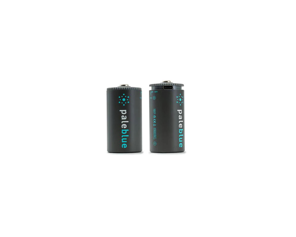 Pale Blue Earth Pale Blue Lithium Ion Rechargeable D Batteries 2pk ...