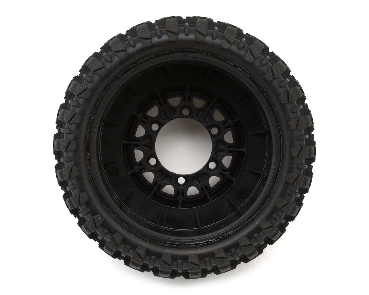 Pro-Line Aztek 2.2/3.0 Pre-Mounted SCT Tires w/Raid Wheels (Black) (2 ...
