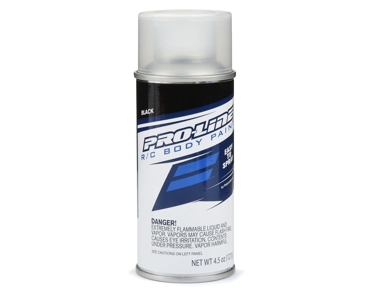 Pro-Line RC Body Spray Paint (Black) (4.5oz) [PRO6436-01] - HobbyTown