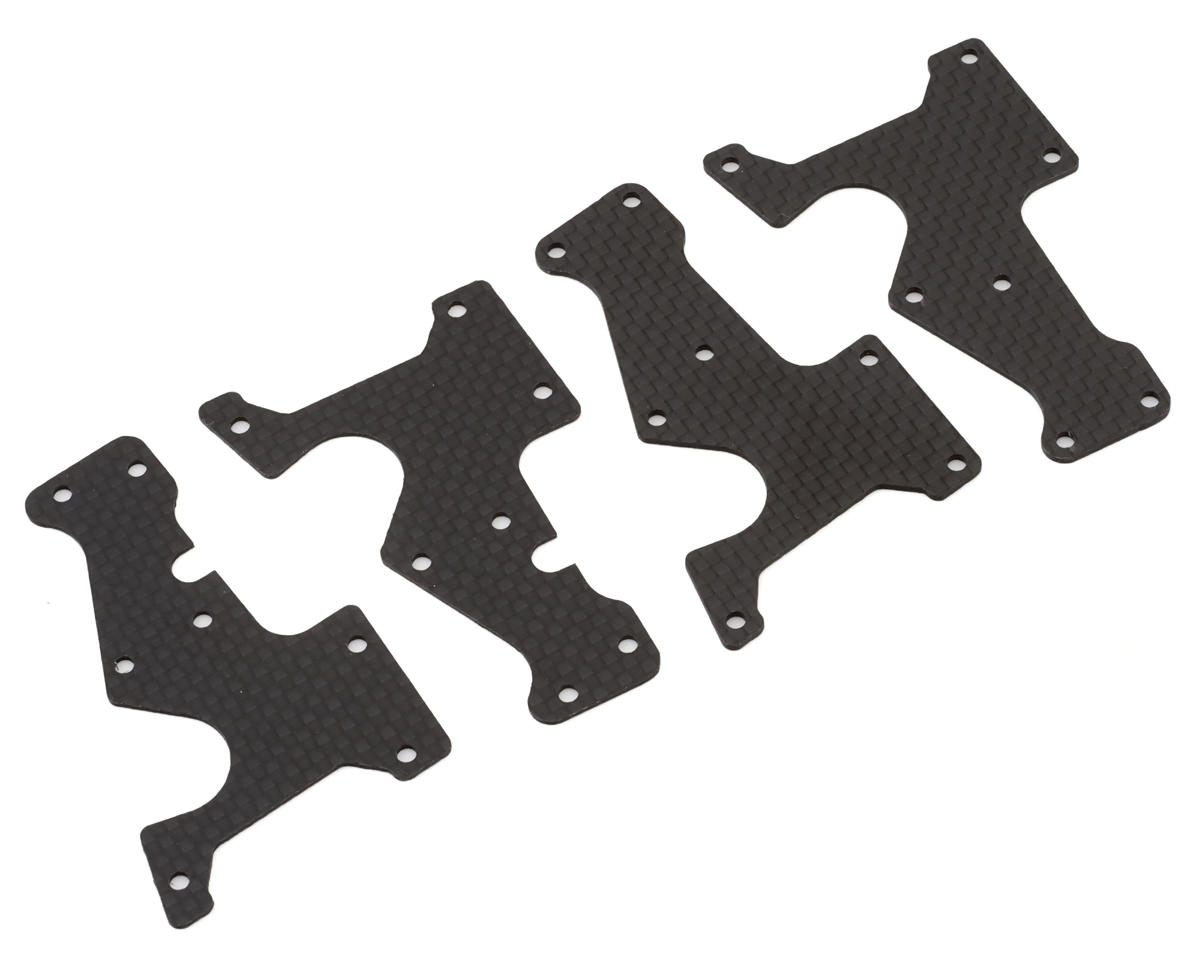 PSM Serpent SRX8 Cobra Carbon Fiber Front Arm Inserts (1.5mm) (4 ...