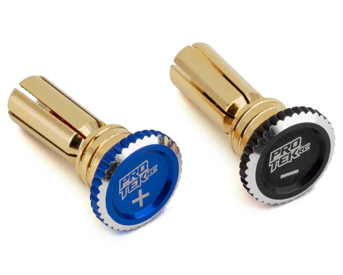 ProTek RC Twist Lock Adjustable Bullet Plug Grips w/5mm Bullets (Black ...
