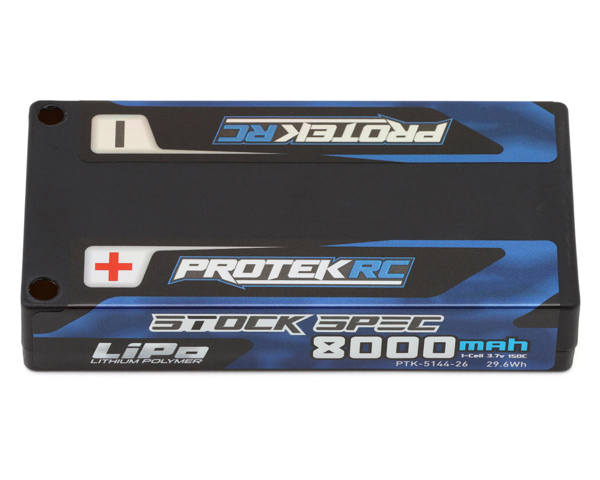 ProTek RC 1S 150C Low IR Si-Graphene "Stock Spec" Shorty LiPo Battery ...