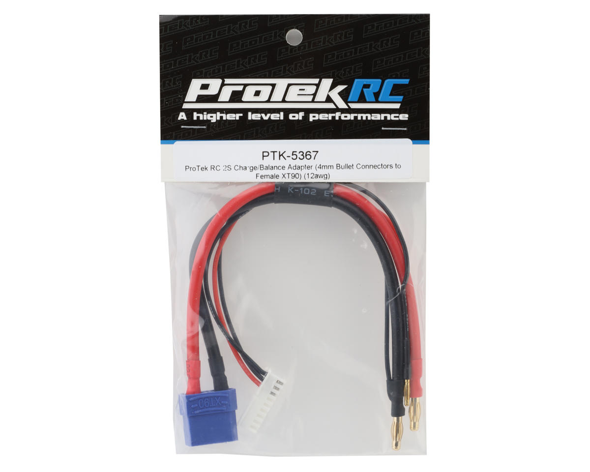 ProTek RC 2S Charge/Balance Adapter (4mm Bullet Connectors to Female ...