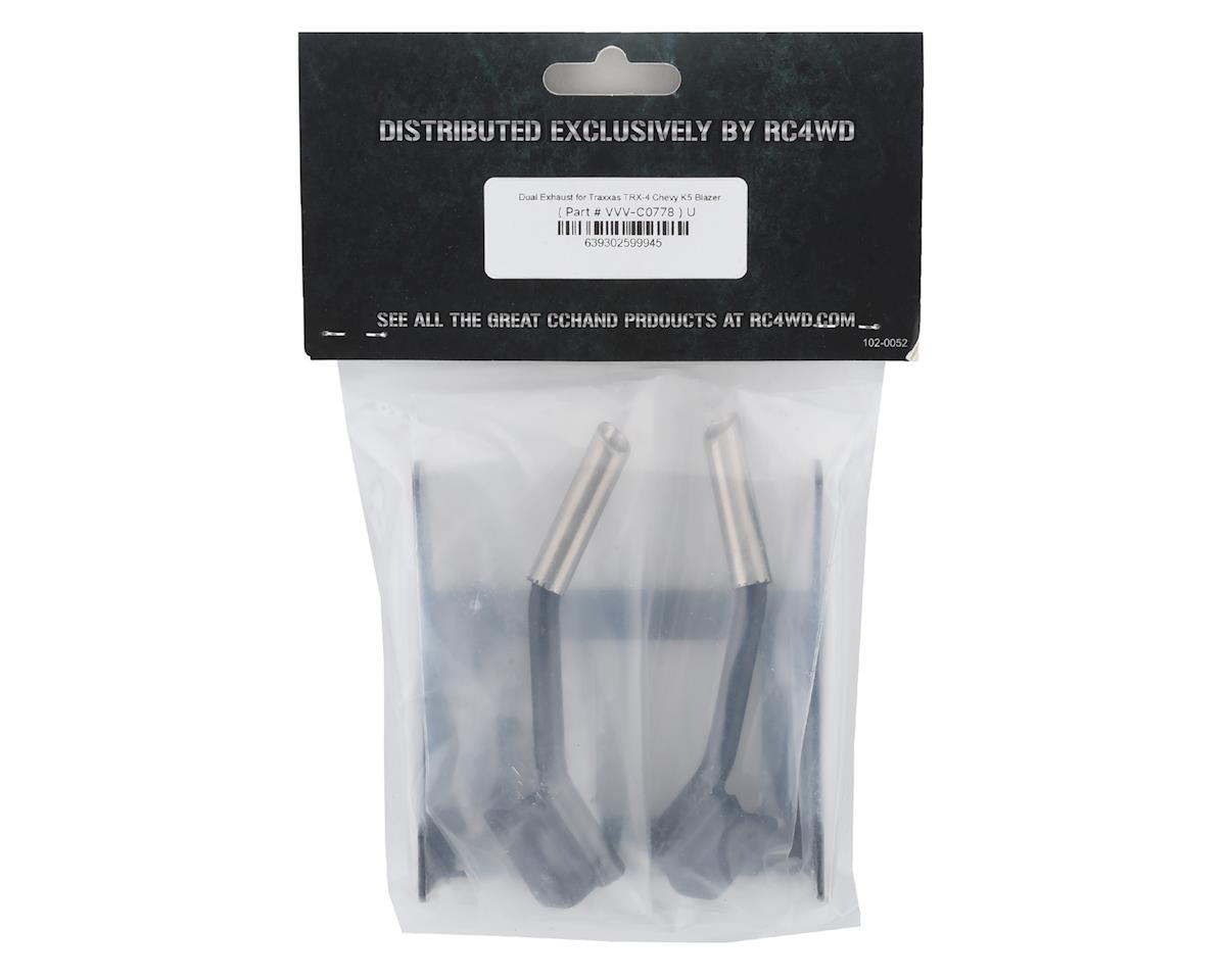 RC4WD CChand Dual Exhaust for TRX-4 Chevy K5 Blazer [RC4VVVC0778 ...
