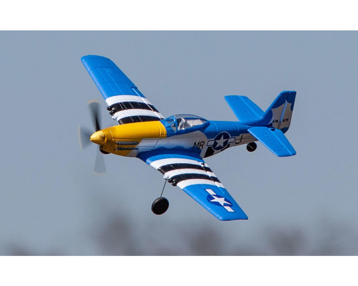 RAGE P-51D Mustang Obsession Micro Warbirds RTF Electric Airplane ...