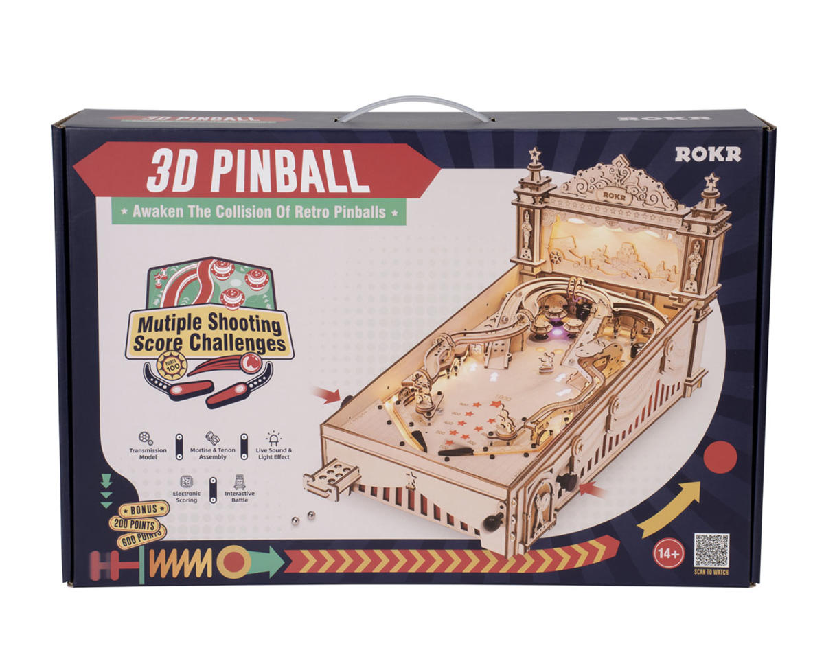 Robotime 3D Circus Pinball Machine [ROEEG01] - HobbyTown