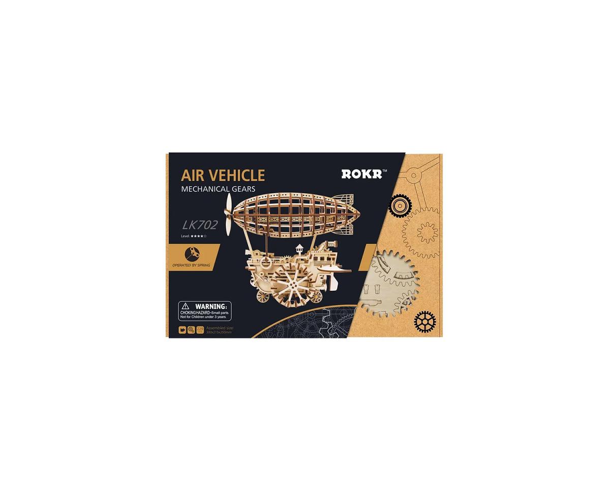 Robotime ROKR Air Vehicle Mechanical Airship 3D Wooden Puzzle [ROELK702 ...