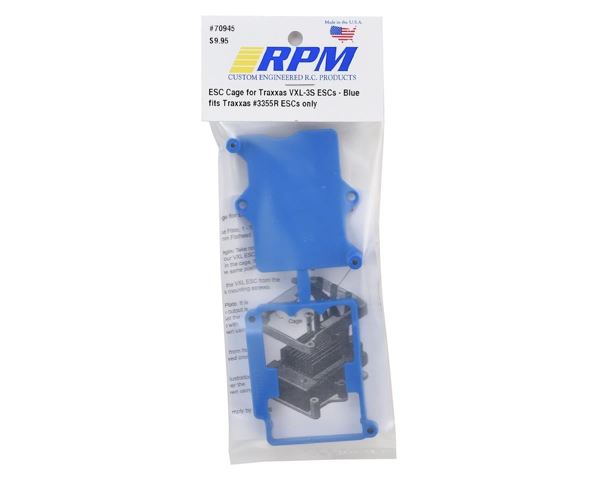 RPM Traxxas #3355R VXL-3S ESC Cage Protector (Blue) [RPM70945] - HobbyTown