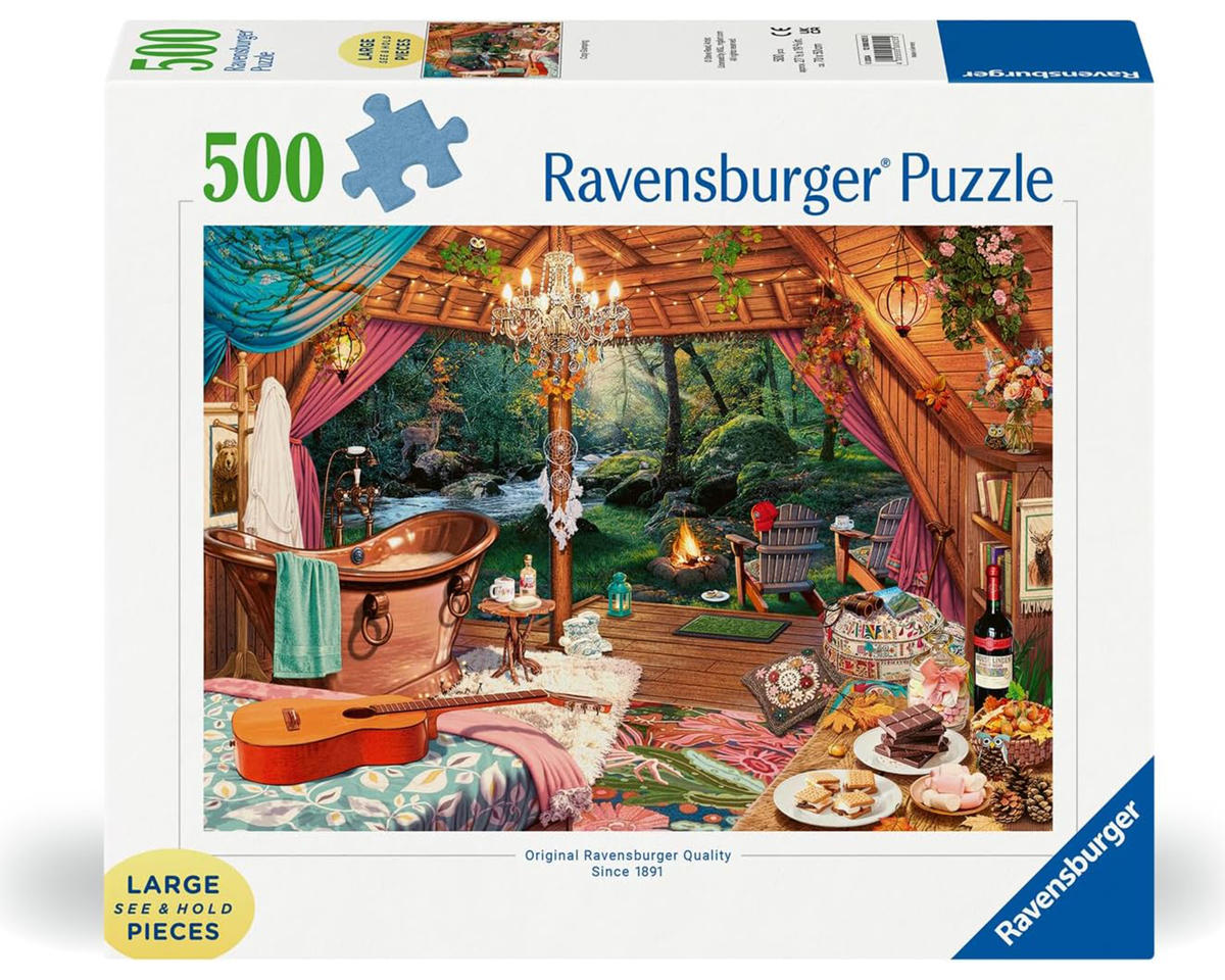 Ravensburger Cozy Glamping Large Format Jigsaw Puzzle (500pcs ...