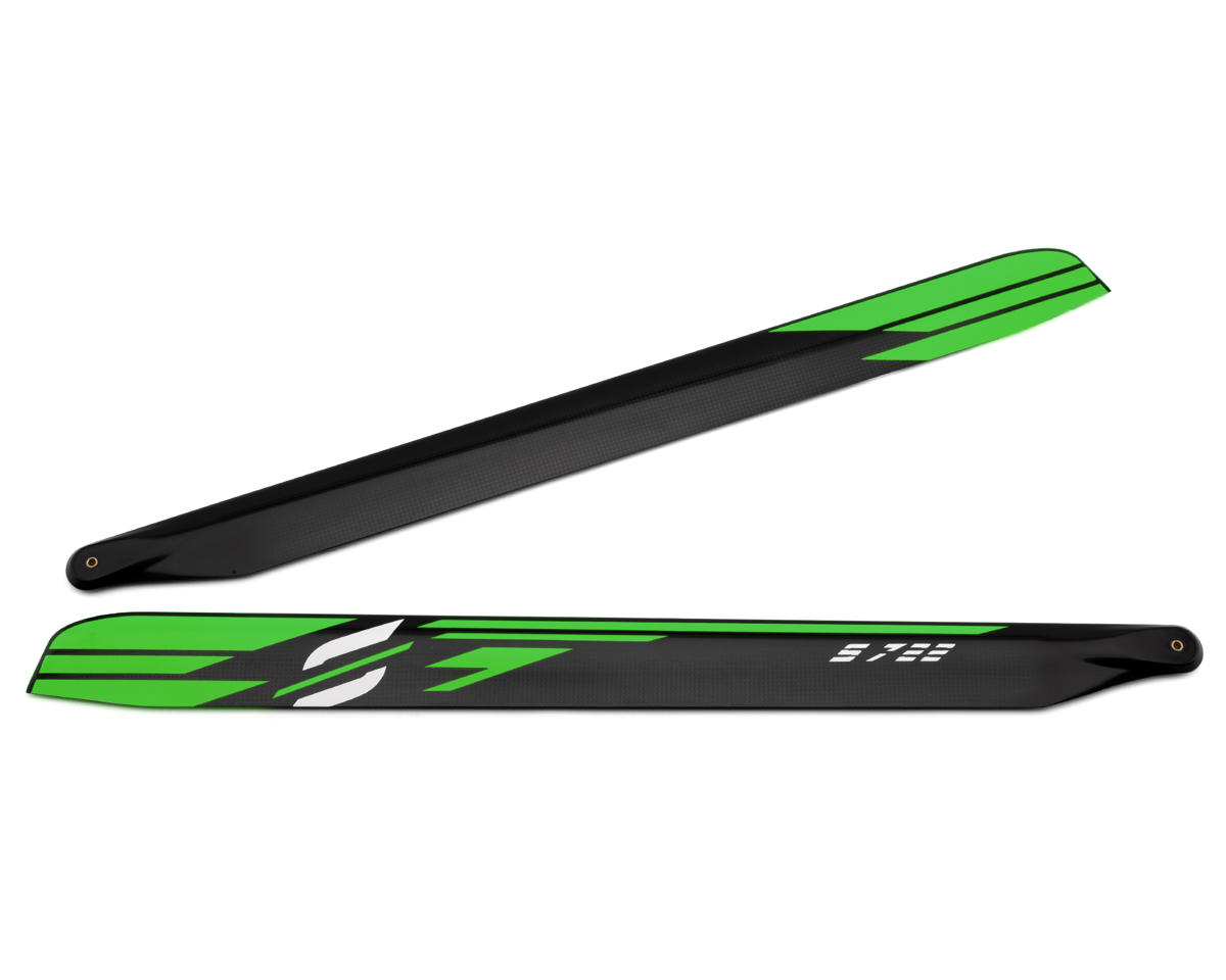 SAB Goblin 722mm "S Line" Carbon Fiber Main Blades (Green) [SABS722-GR ...