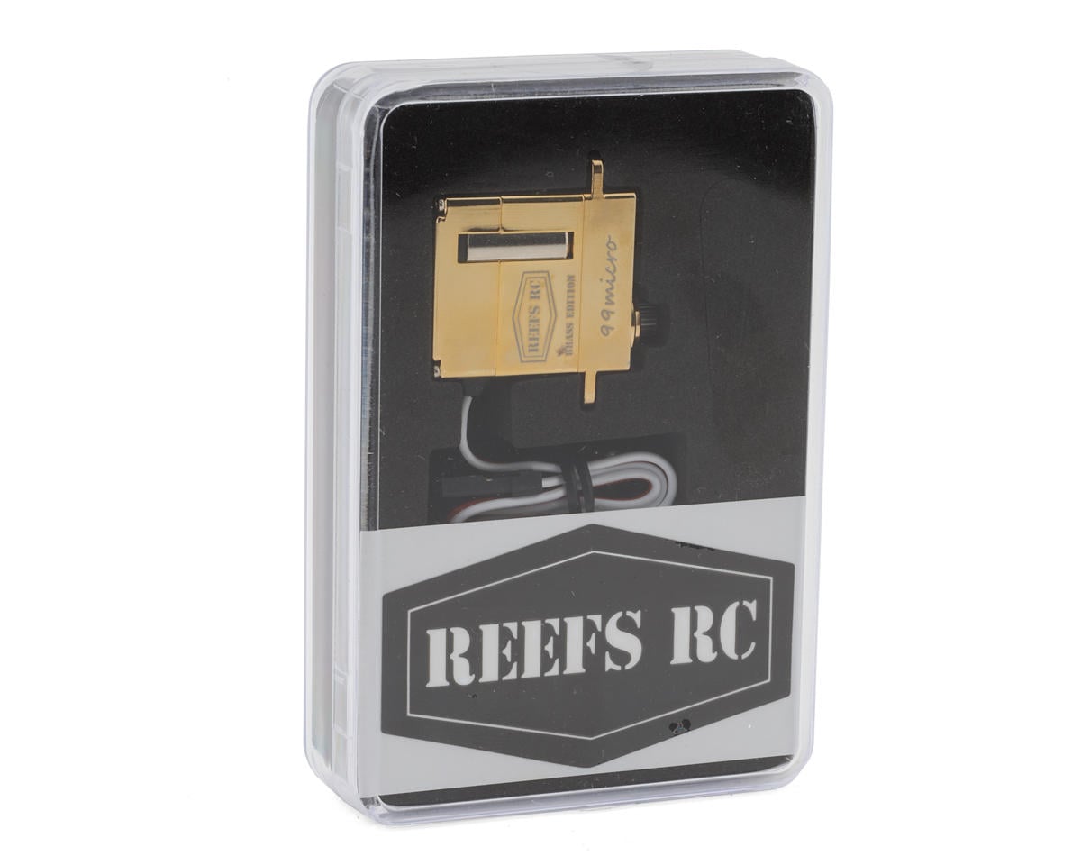 Reefs RC 99micro High Torque Metal Gear Digital Micro Servo (HV) (Brass ...