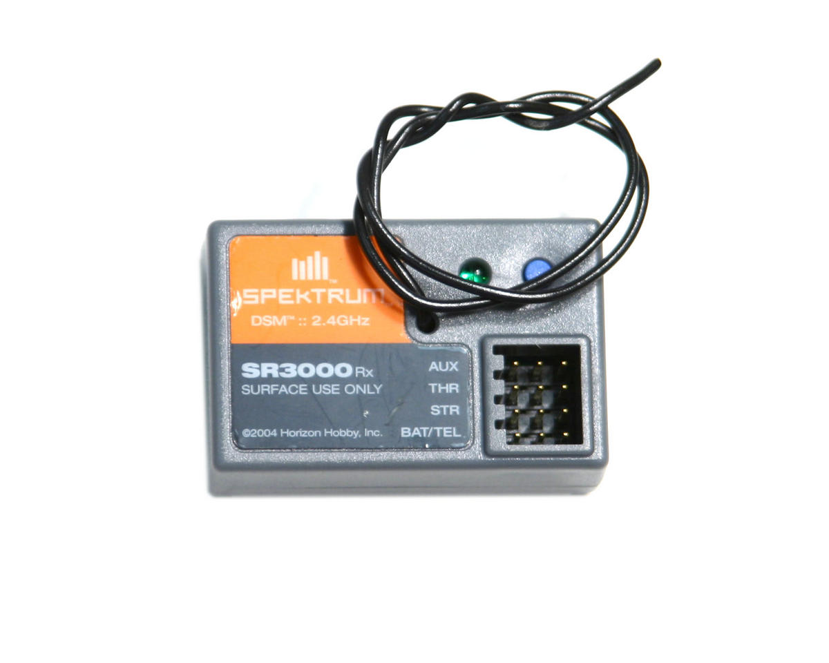 Spektrum RC SR3000 DSM 3CH Receiver: Surface [SPM1200] | Cars & Trucks ...