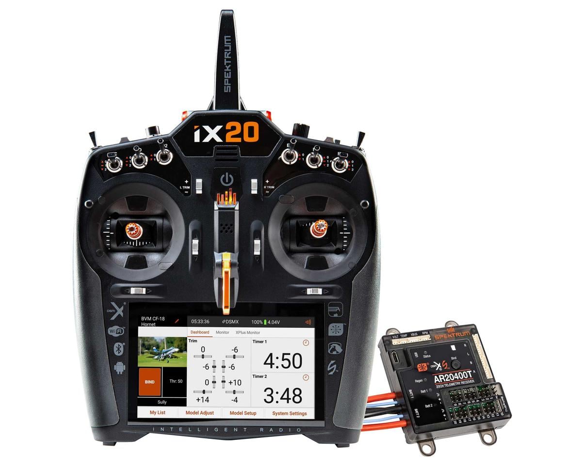 Spektrum RC iX20 DSMX 20-Channel Transmitter [SPMR20100C] - HobbyTown
