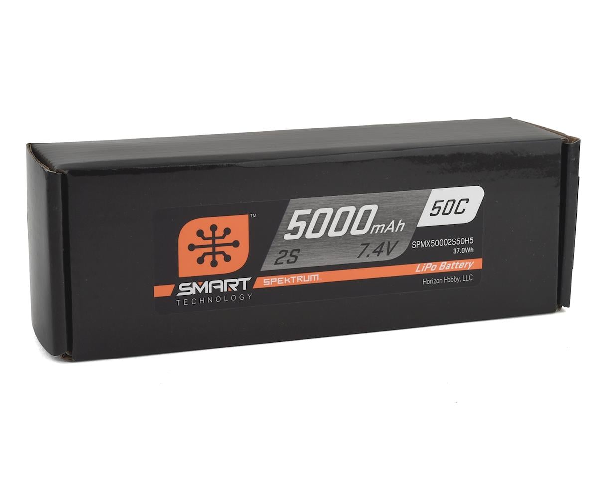 Spektrum RC 2S Smart LiPo Hard Case 50C Battery Pack w/IC5 Connector ...