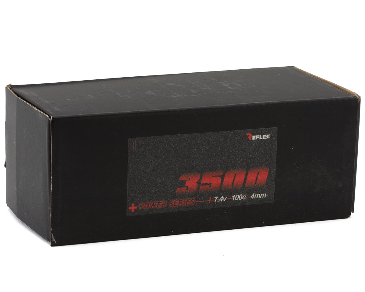 Scale Reflex 2s LiPo Battery 100C (7.4V/3500mAh) w/4mm Bullets [SRF3500 ...