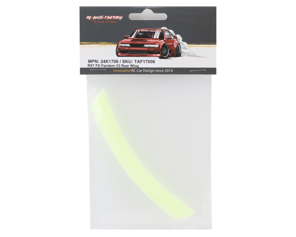 24K RC Technology 1/10 RX7 FD Pandem Rear Wing (V3) [TAF17006] - HobbyTown