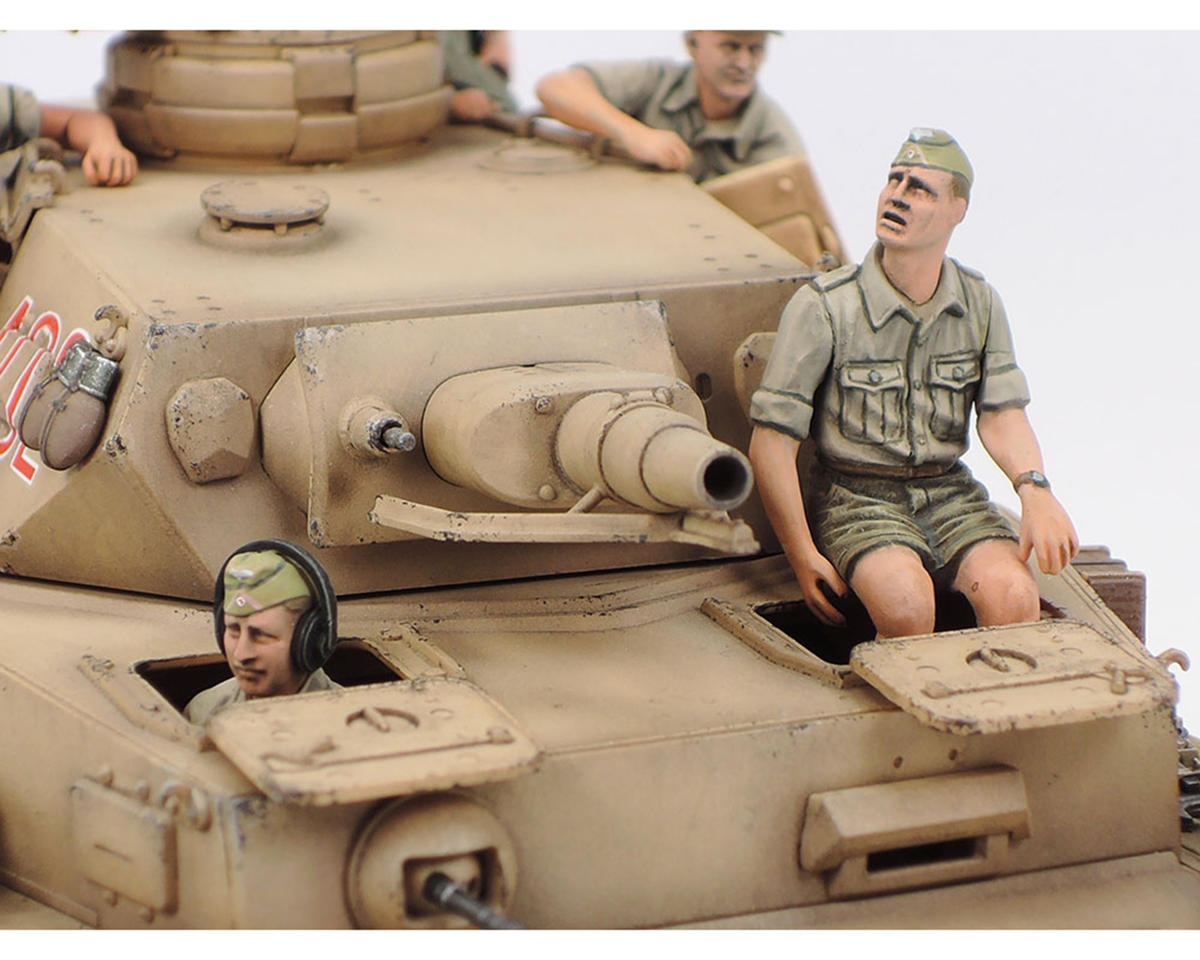 Tamiya 1/35 German Tank Panzerkampfwagen IV Ausf.F North Africa Model ...