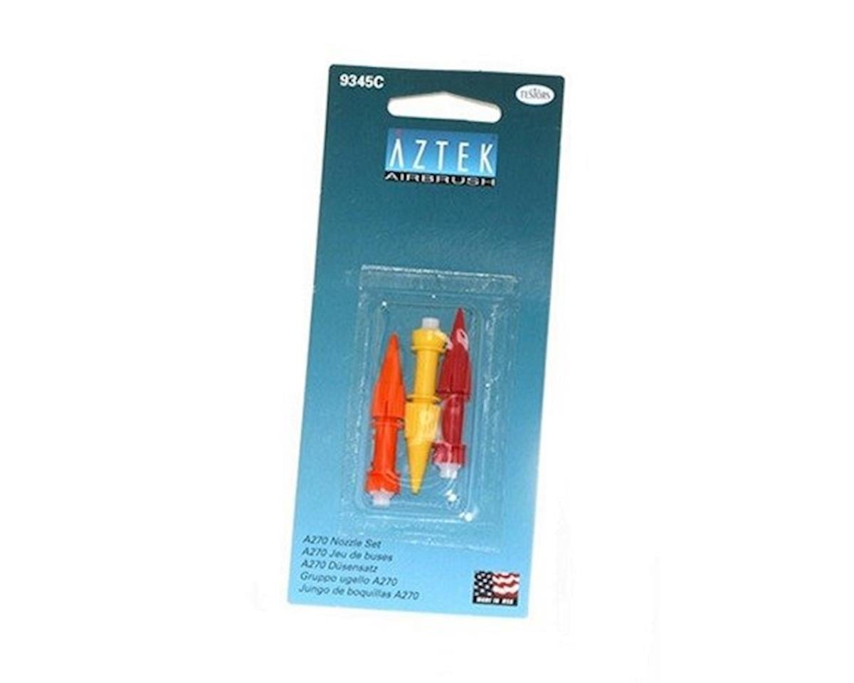 Testors Aztek A270 Nozzle Set (3ea) [TES9345C] - HobbyTown
