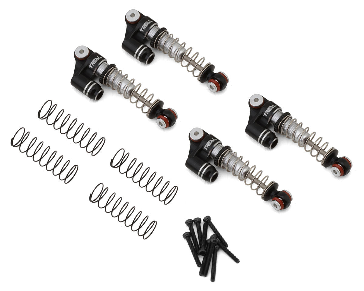 Treal Hobby Axial SCX24 Aluminum Threaded Shocks (Black) (4) [TLHTSCX24 ...