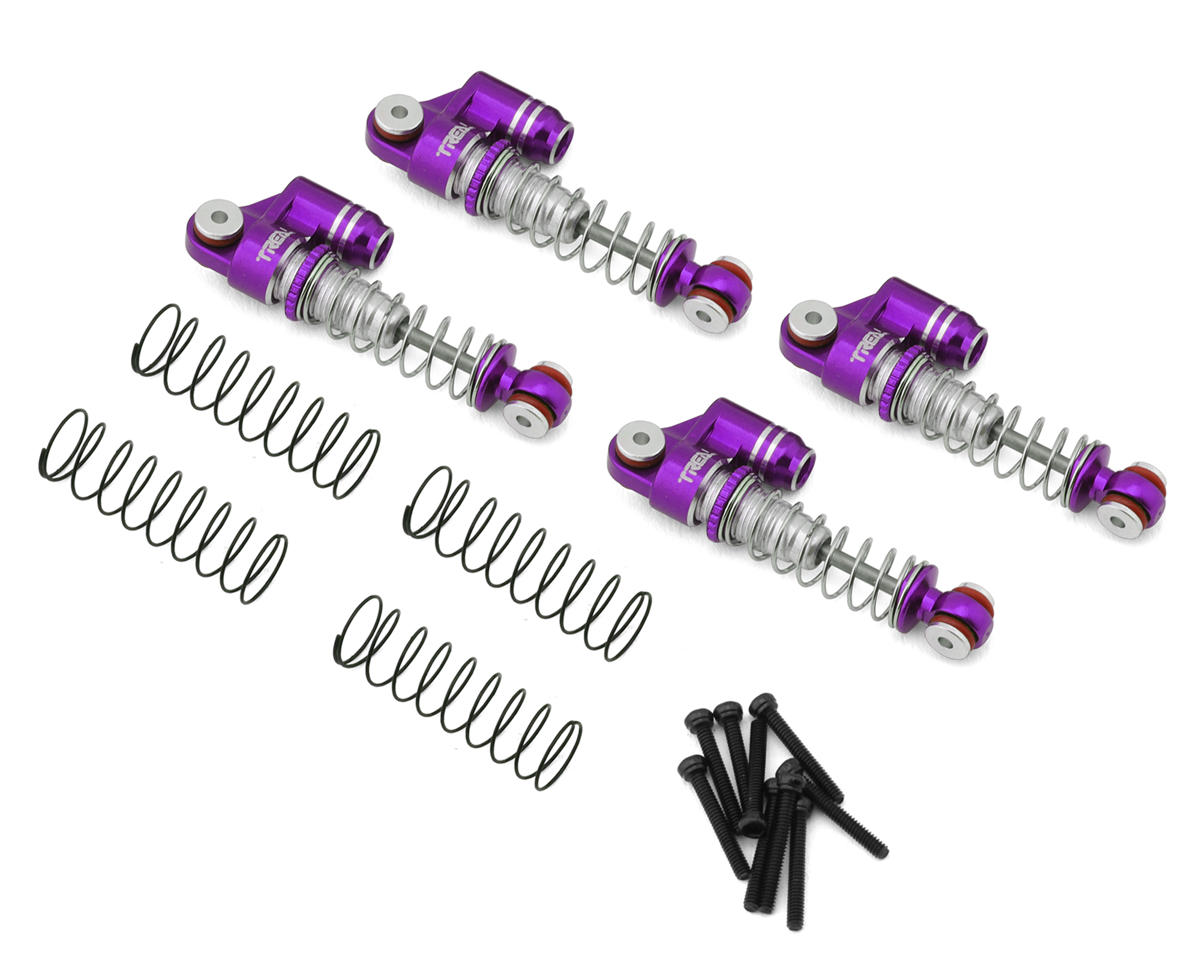 Treal Hobby Axial SCX24 Aluminum Threaded Shocks (Purple) (4 ...