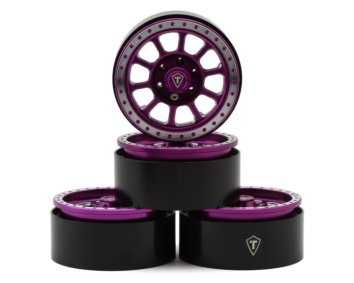 Treal Hobby 1.9" Type C Multi-Spoke Aluminum Crawler Beadlock Wheels ...
