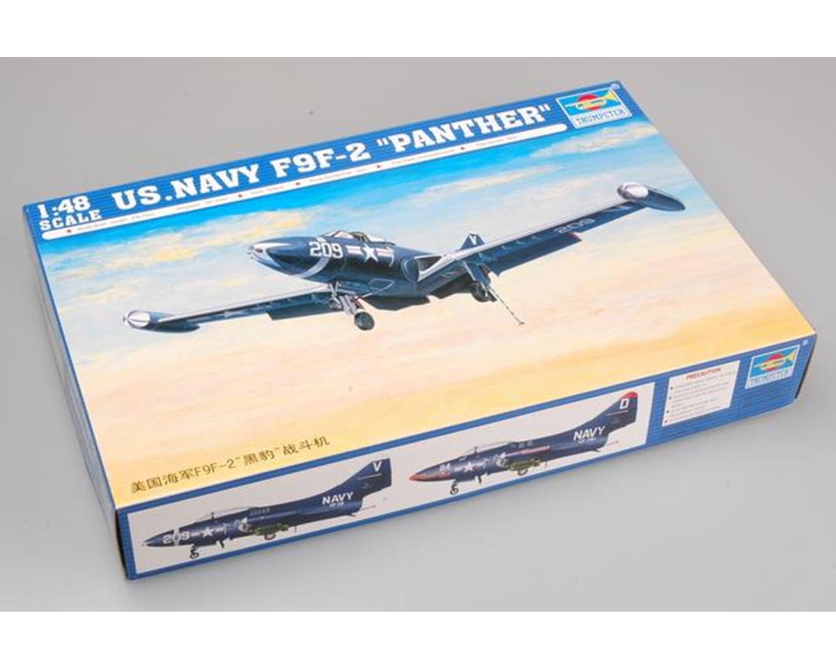 Trumpeter Scale Models 1/48 Usn F9f-2 Panther Fighter [TSM2832] - HobbyTown