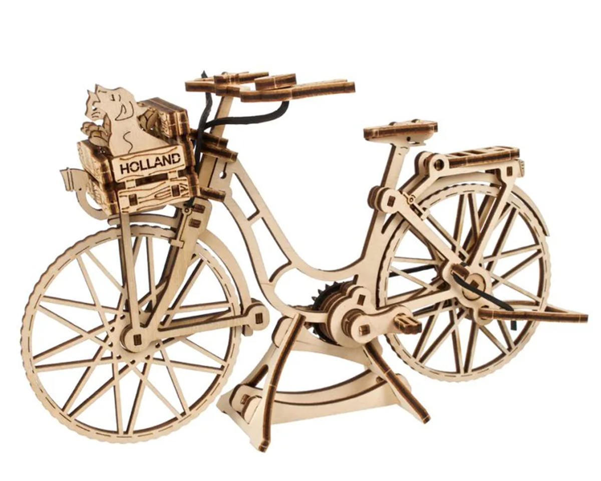 UGears Dutch Bicycle Mechanical 3D Wooden Model Kit [UGMUTG0160 ...