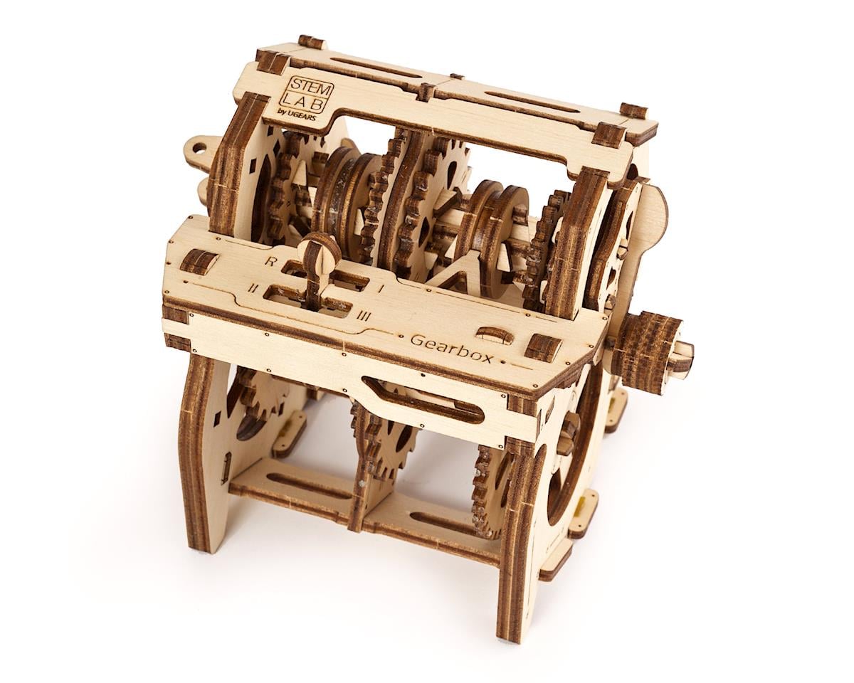UGears STEM LAB Gearbox Wooden 3D Model [UGMUTG0065] - HobbyTown