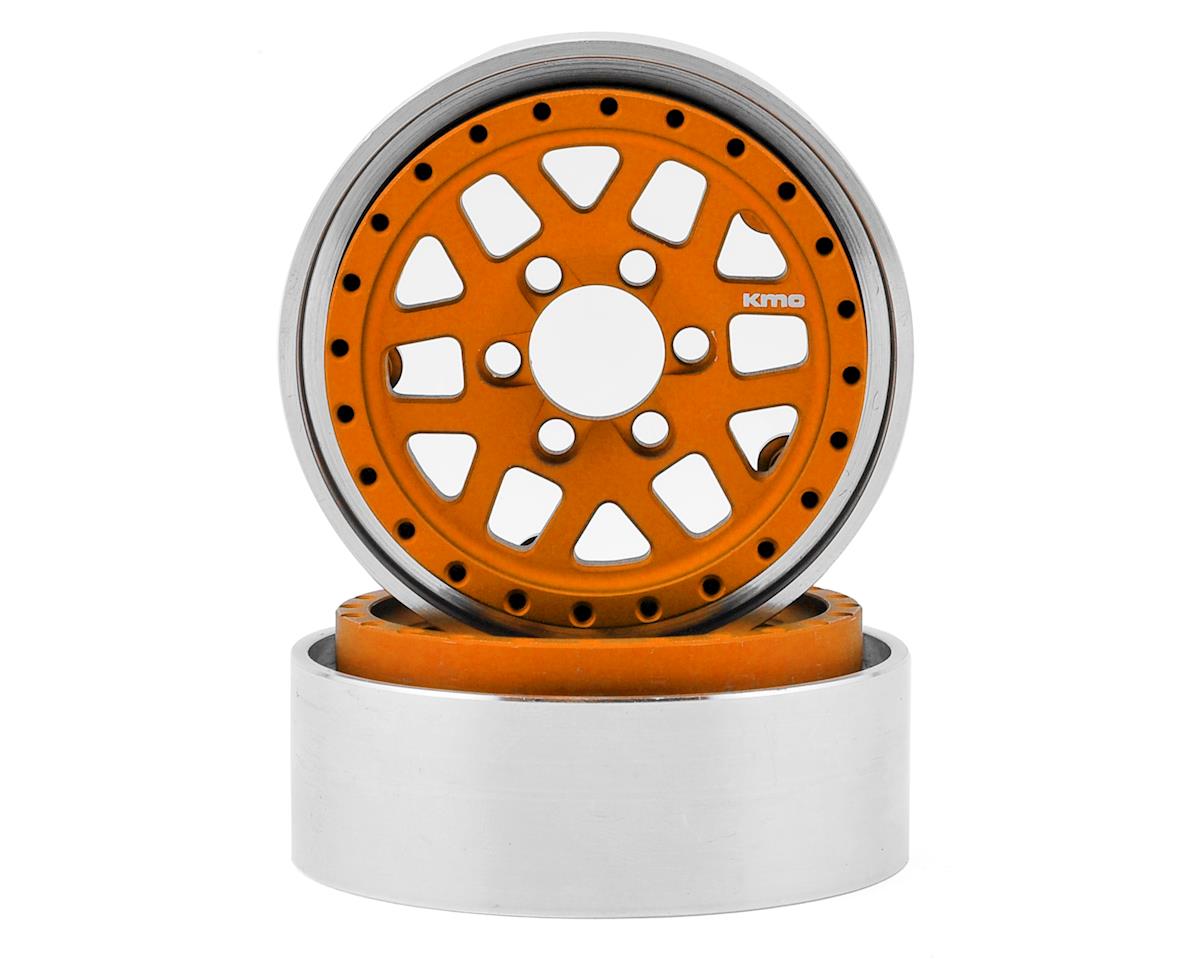Vanquish Products KMC XD229 Machete 1.9 Beadlock Crawler Wheels (Orange ...