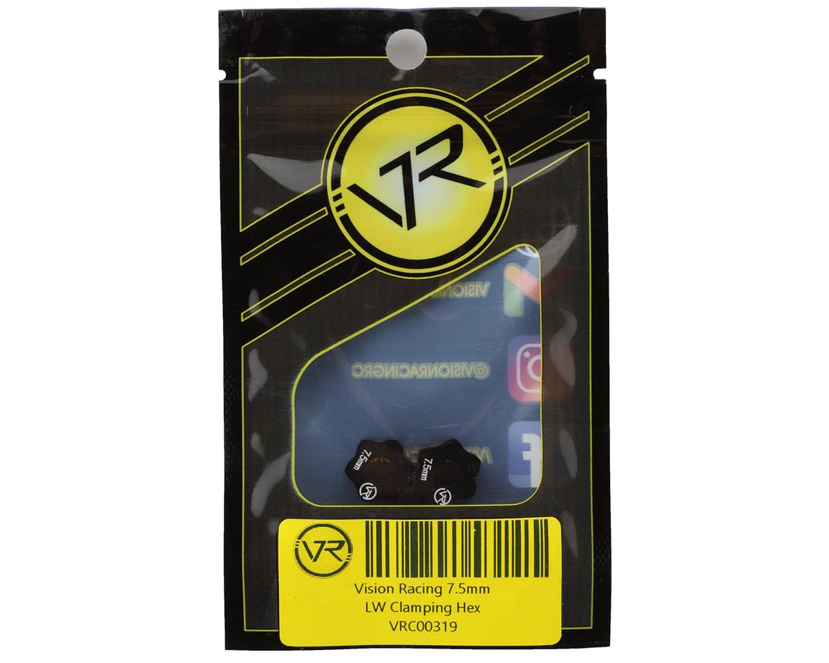 Vision Racing Lightweight Clamping Hex (5mm Axle) (7.5mm) [VRC00319 ...