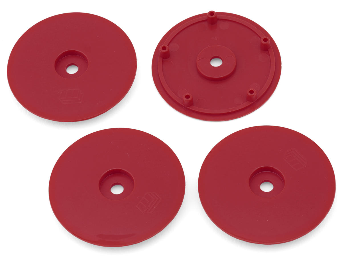 Whitz Racing Products 1/10 Whiplash Wheel Covers (Red) (4) [WRP-WL-WC ...