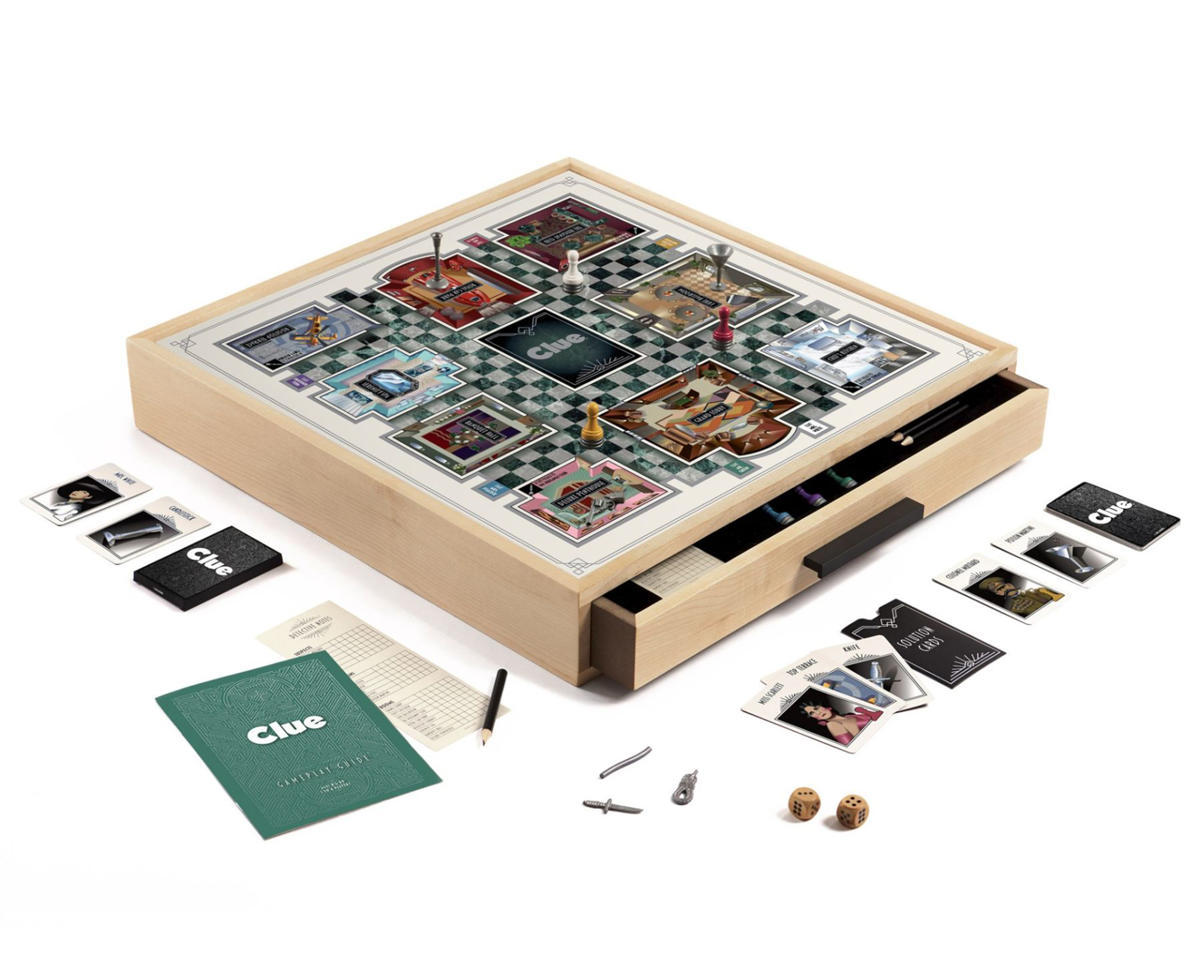 WS Games Company Clue Maple Luxe Edition Board Game [WSC42008] - HobbyTown