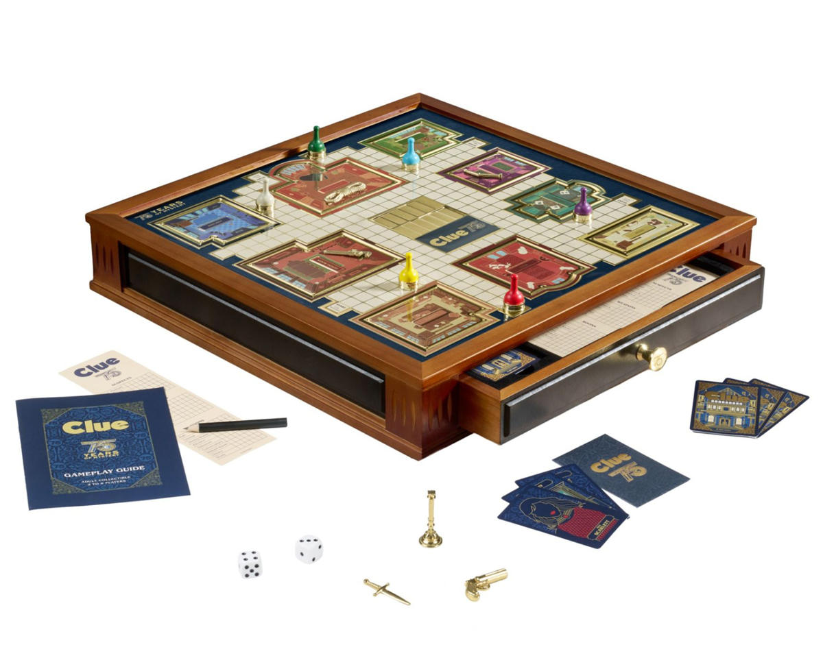 WS Games Company Clue 75th Anniversary Edition Board Game [WSC43003 ...