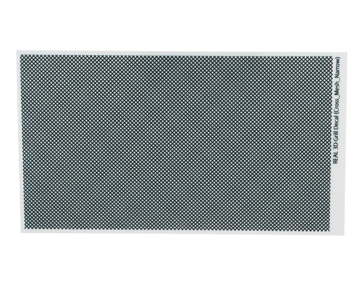 WRAP-UP NEXT REAL 3D Grille Decal (Black) (Cross-Mesh/Thin) (130x75mm ...