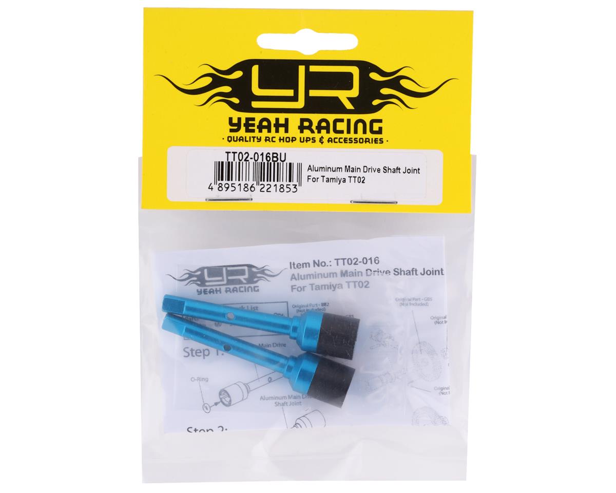 Yeah Racing Tamiya TT-02 Aluminum Center Drive Cups (Blue) (2) [YEA ...