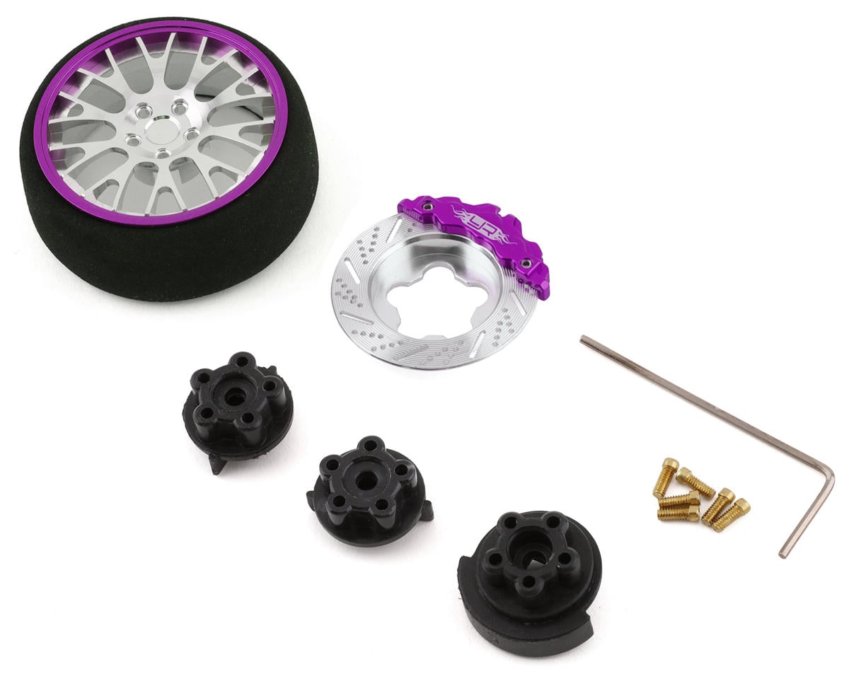 Yeah Racing Type A Aluminum Transmitter Steering Wheel Set (Purple ...